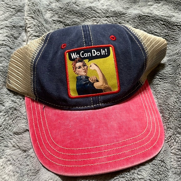 Accessories | Rosie The Riveter Snap Back Ball Cap | Poshmark
